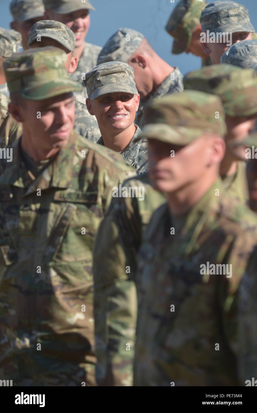 U.S. Army Maj. Lisa Jaster, an Army reservist assigned to the U.S. Army ...