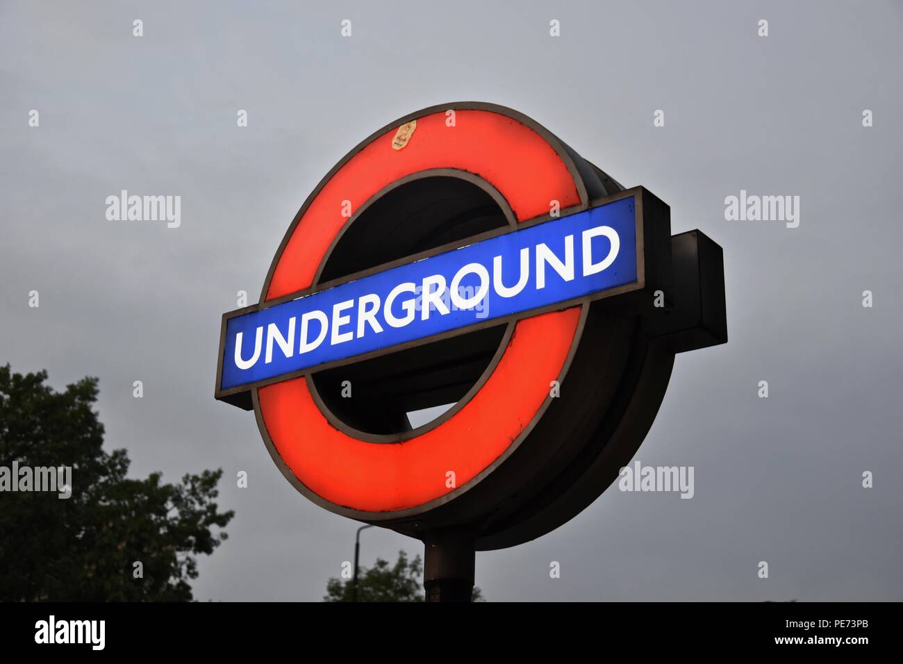 The London Underground Subway Transportation System, London, UK Stock ...