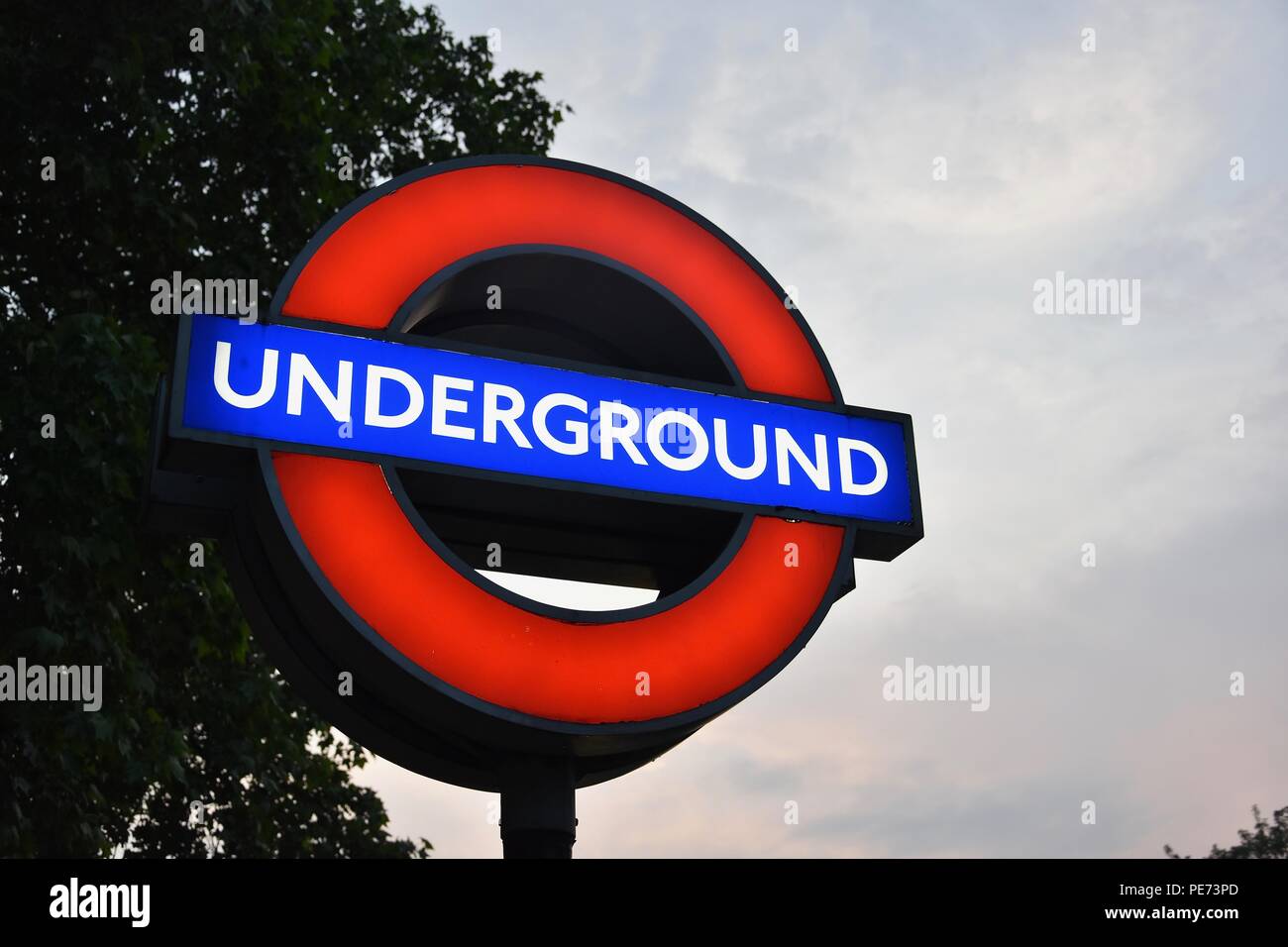 The London Underground Subway Transportation System, London, UK Stock ...