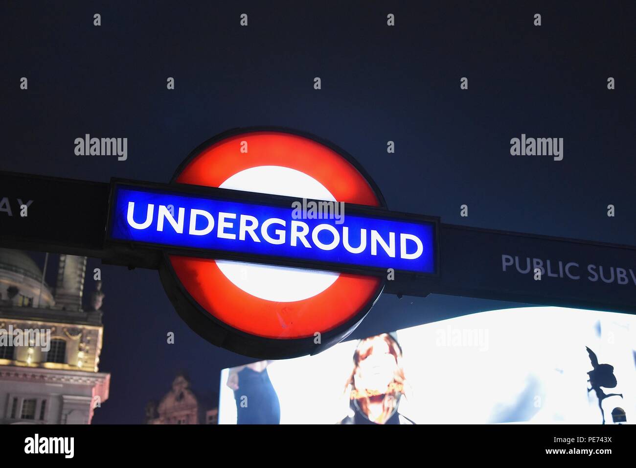 The London Underground Subway Transportation System, London, UK Stock ...