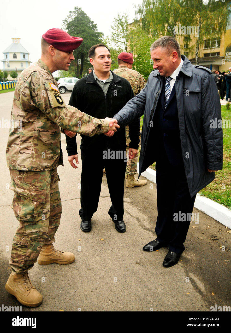 Maj. Benjamin Shepherd, a paratrooper from the U.S. Army’s 173rd Abn ...