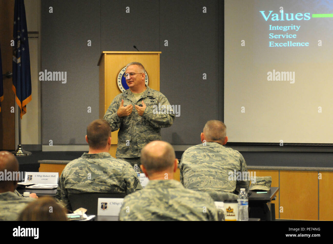 Air Force Col. Joseph Rizzuto, director, Profession of Arms Career ...