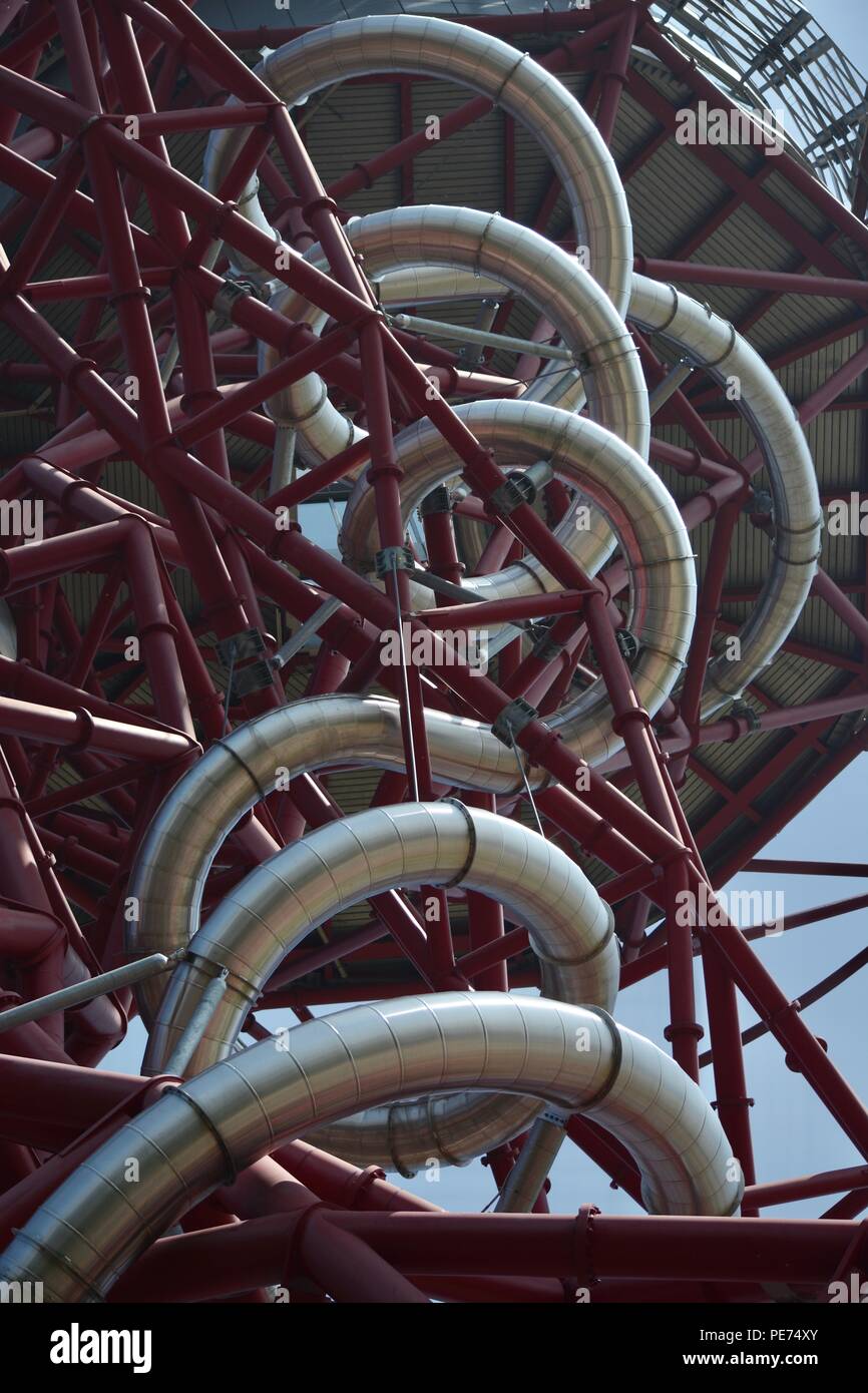 The ArcelorMittal Orbit observation tower at the Queen Elizabeth ...