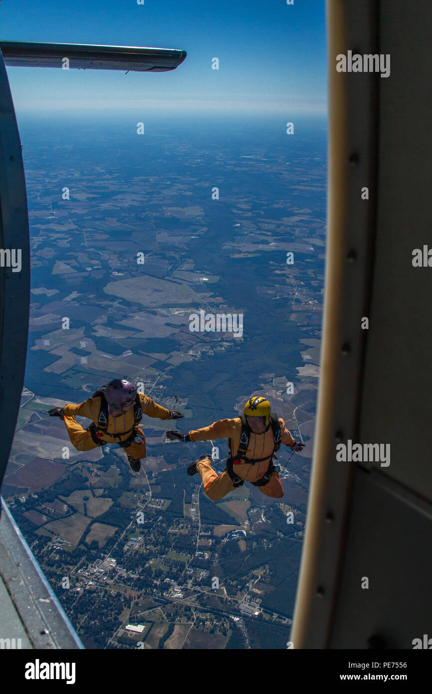 Golden Knights candidates Sgt. Dustin Gebhardt (left) and Sgt. 1st ...