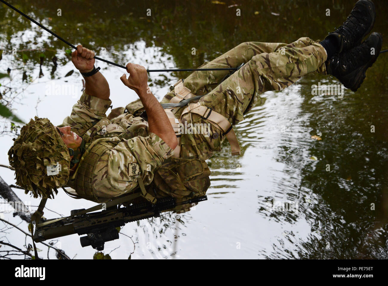 British infantry soldiers crossing hi-res stock photography and images ...