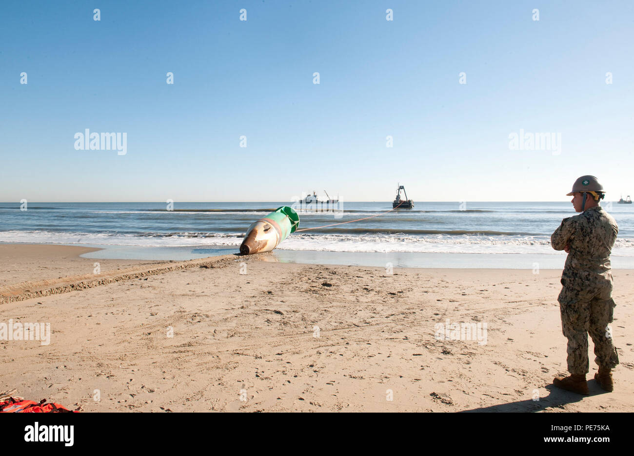 Members from the Navy Amphibious Construction Battalion Two, City of ...