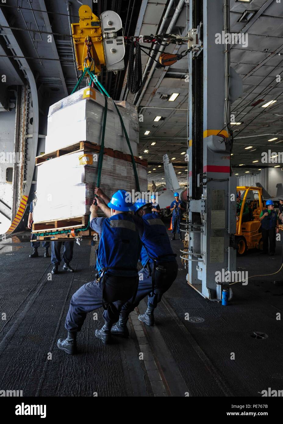 151021-N-PG340-195 INDIAN OCEAN (Oct. 21, 2015) Seaman Tyler Aytes ...