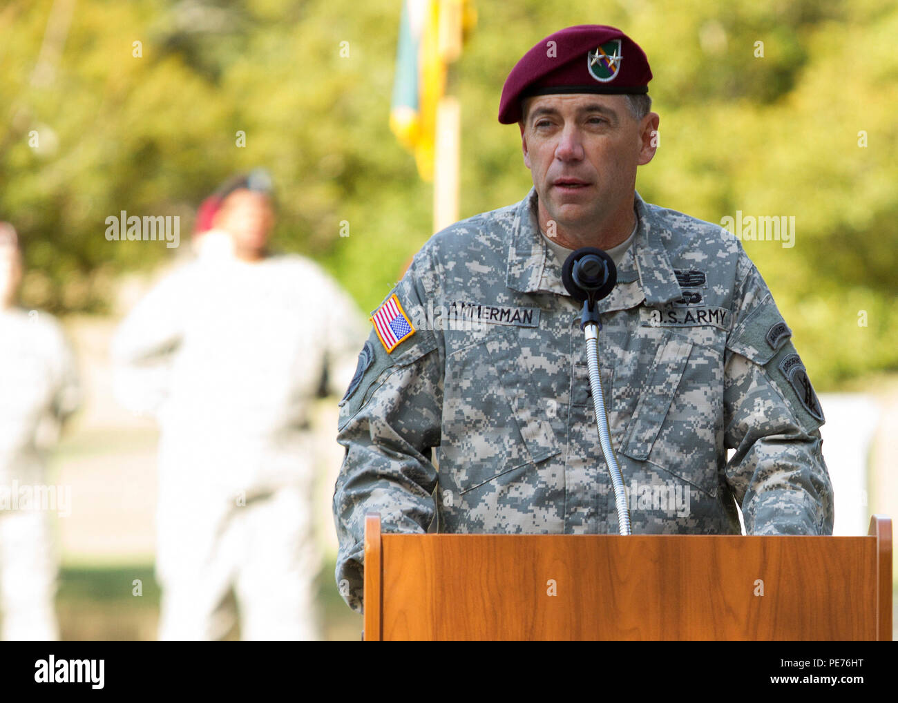 Maj. Gen. Daniel Ammerman, the commanding general of U.S. Army Civil ...