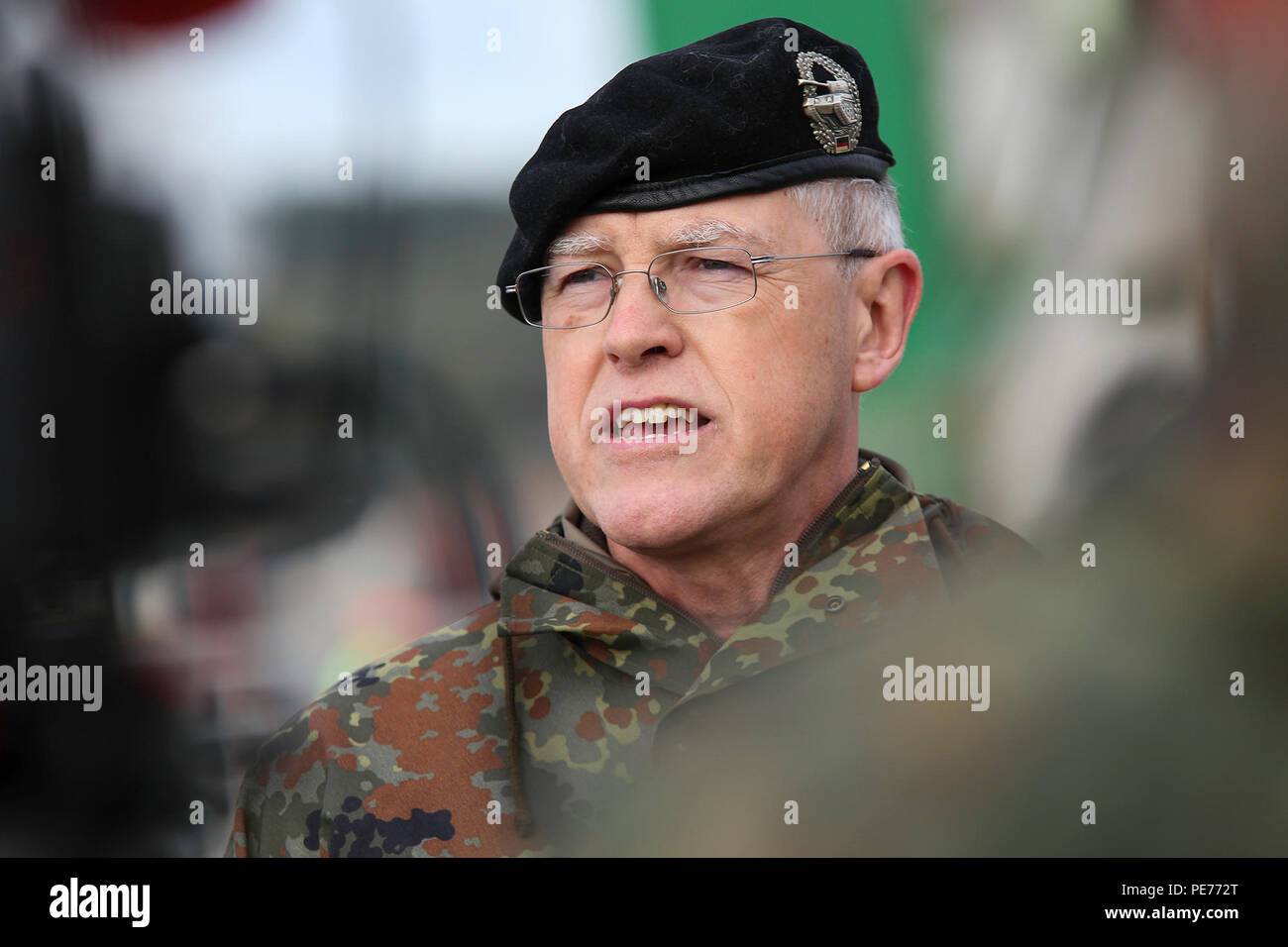 German Brig. Gen. Torsten Gersdorf, the commander of enabling command ...