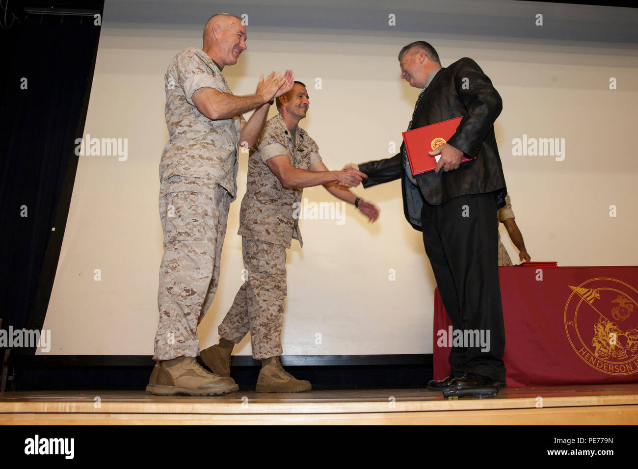 U.S. Marine Corps Maj. Gen. Charles L. Hudson, commanding general for ...