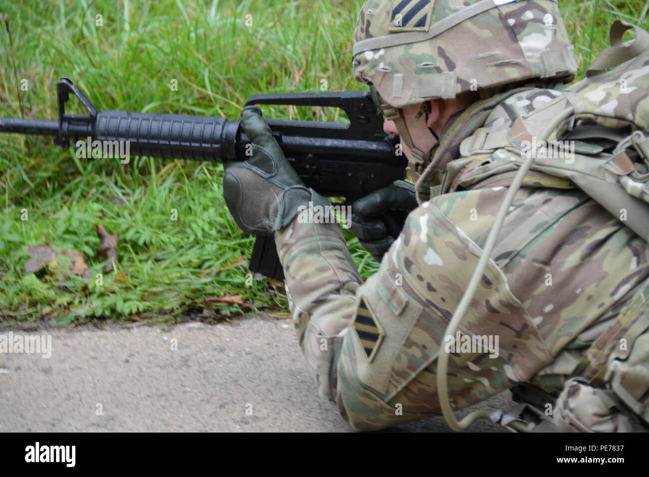 Soldiers of Company D, 4th Battalion, 3rd Assault Helicopter Battalion ...