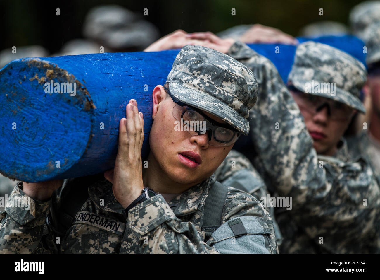 On a rainy, windy morning at Fort Jackson, S.C., Soldiers in Basic ...