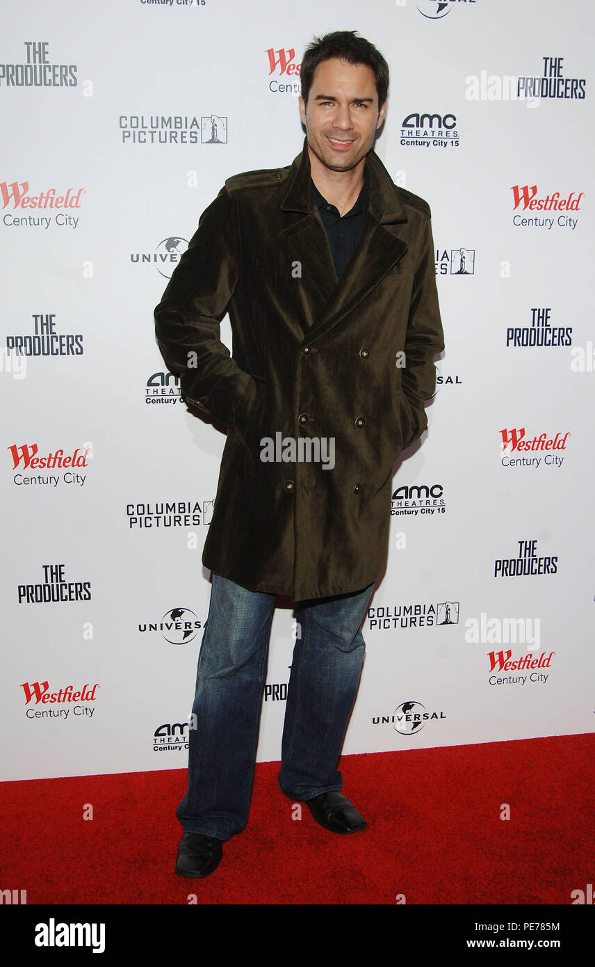 Eric McCormack arriving at THE PRODUCERS Premiere at theWestfield ...