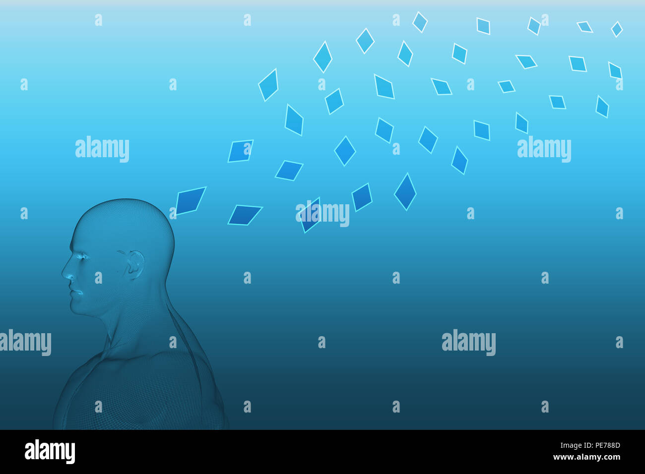 Futuristic head hi-res stock photography and images - Alamy