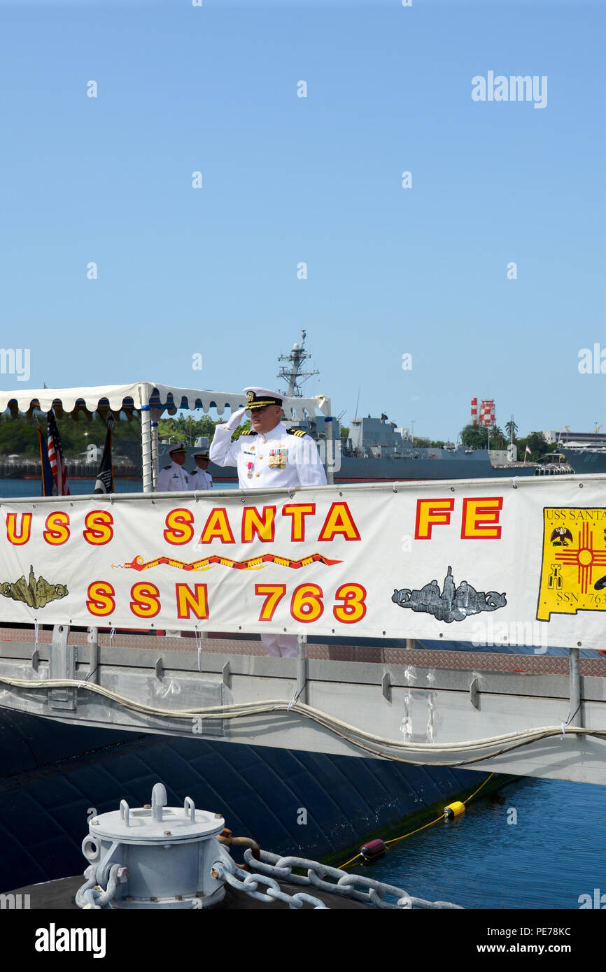 JOINT BASE PEARL HARBOR-HICKAM, Hawaii (Oct. 30, 2015) Cmdr. Timothy ...