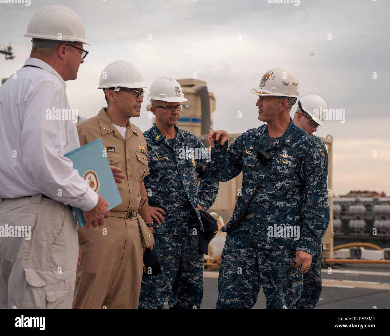 151027-N-UY393-099 SAN DIEGO (Oct. 27, 2015) – Capt. Michael W. Baze ...