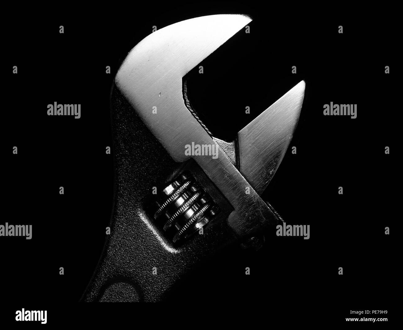 Sliding wrench Made of steel Stock Photo - Alamy