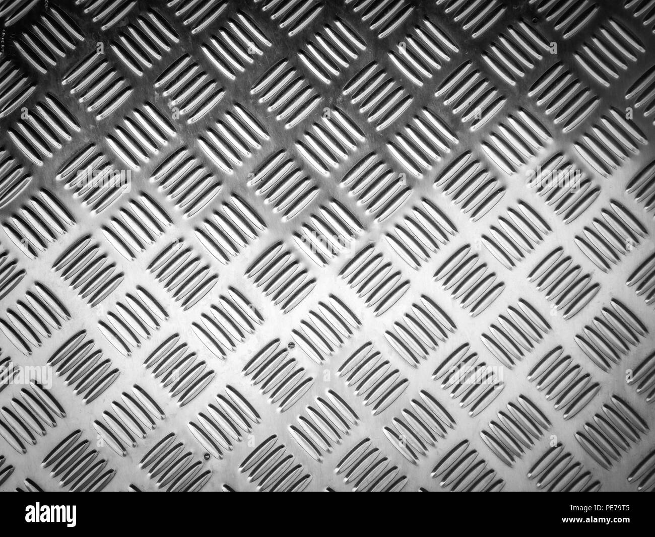 grungy texture background of weathered metal diamond plate Stock Photo ...
