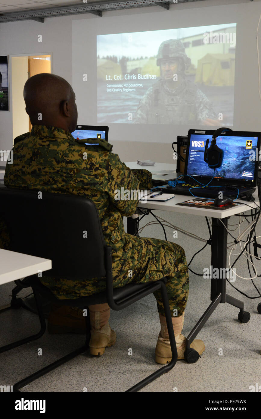 Joint multinational simulation center hi-res stock photography and ...
