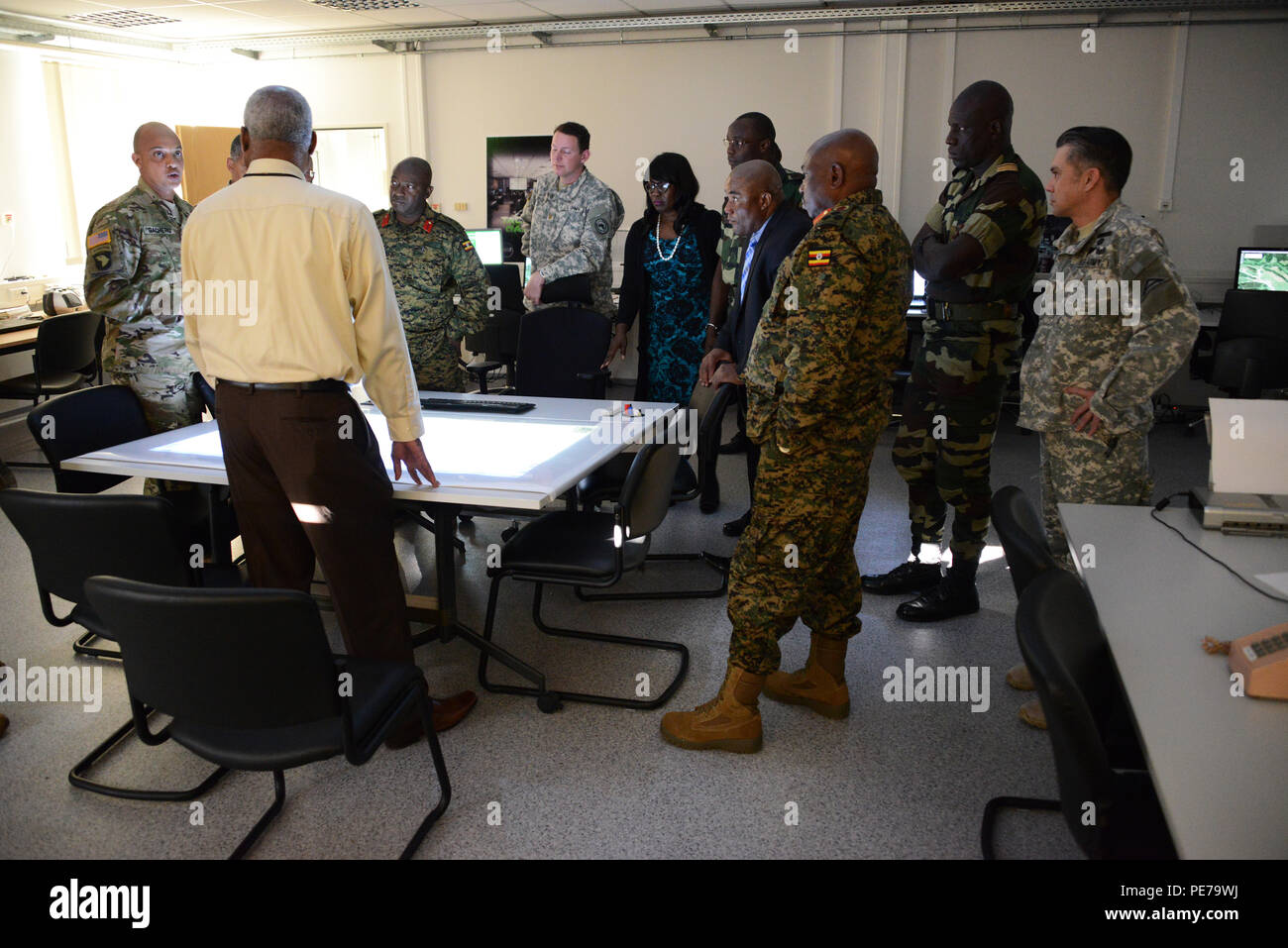 Joint multinational simulation center hi-res stock photography and ...