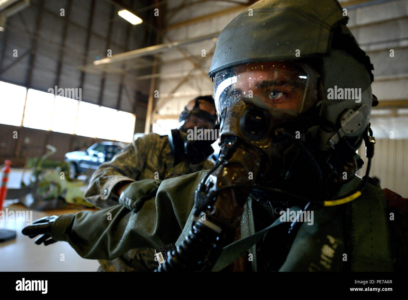 U.S. Air Force 1st Lt. Chris Brown, 77th Fighter Squadron F-16CM ...