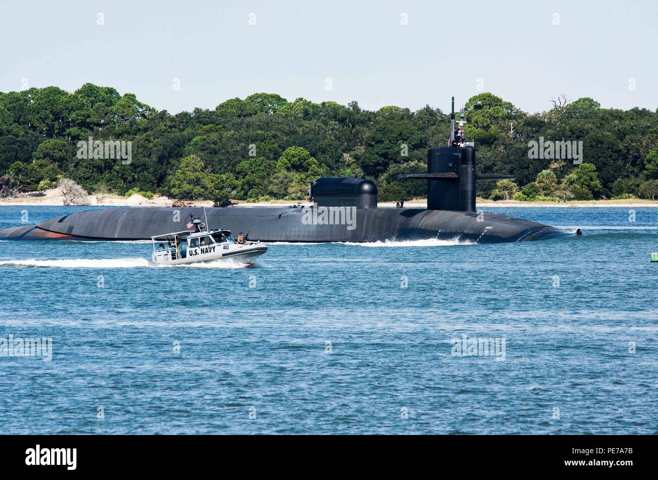 151031-N-VW561-151 KINGS BAY, Ga. (Oct. 31, 2015) The Ohio-class guided ...