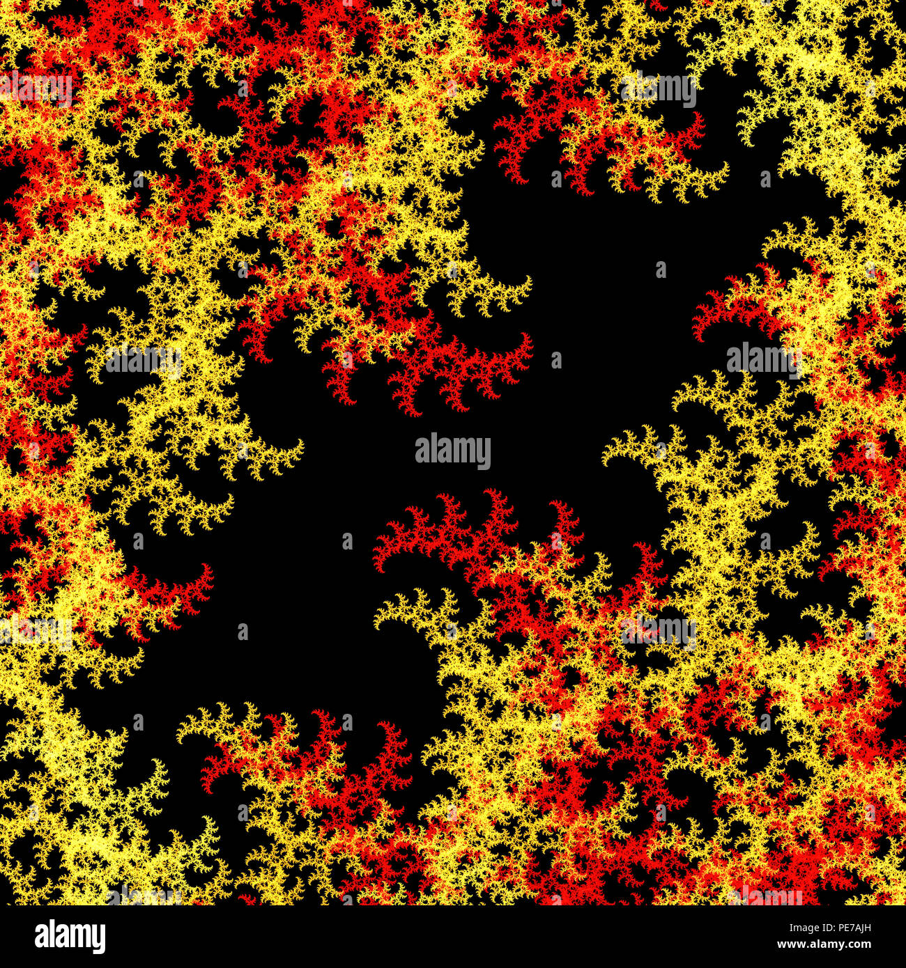 Fractal leaf patterns hi-res stock photography and images - Alamy