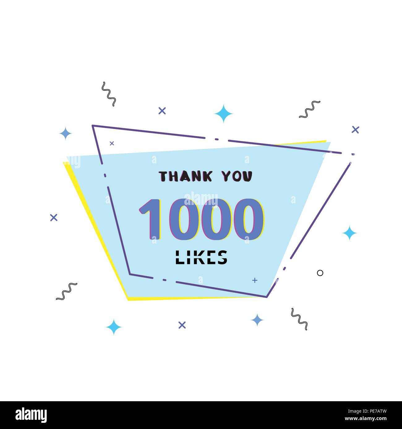 1000 likes vector vectors hi-res stock photography and images - Alamy