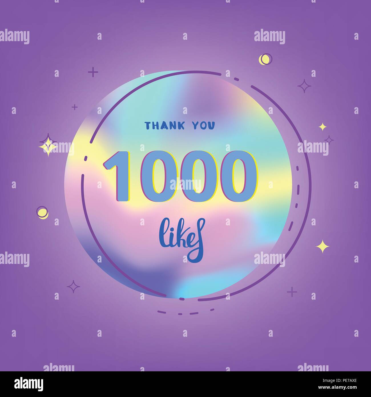 1000 likes vector vectors Stock Vector Images - Alamy