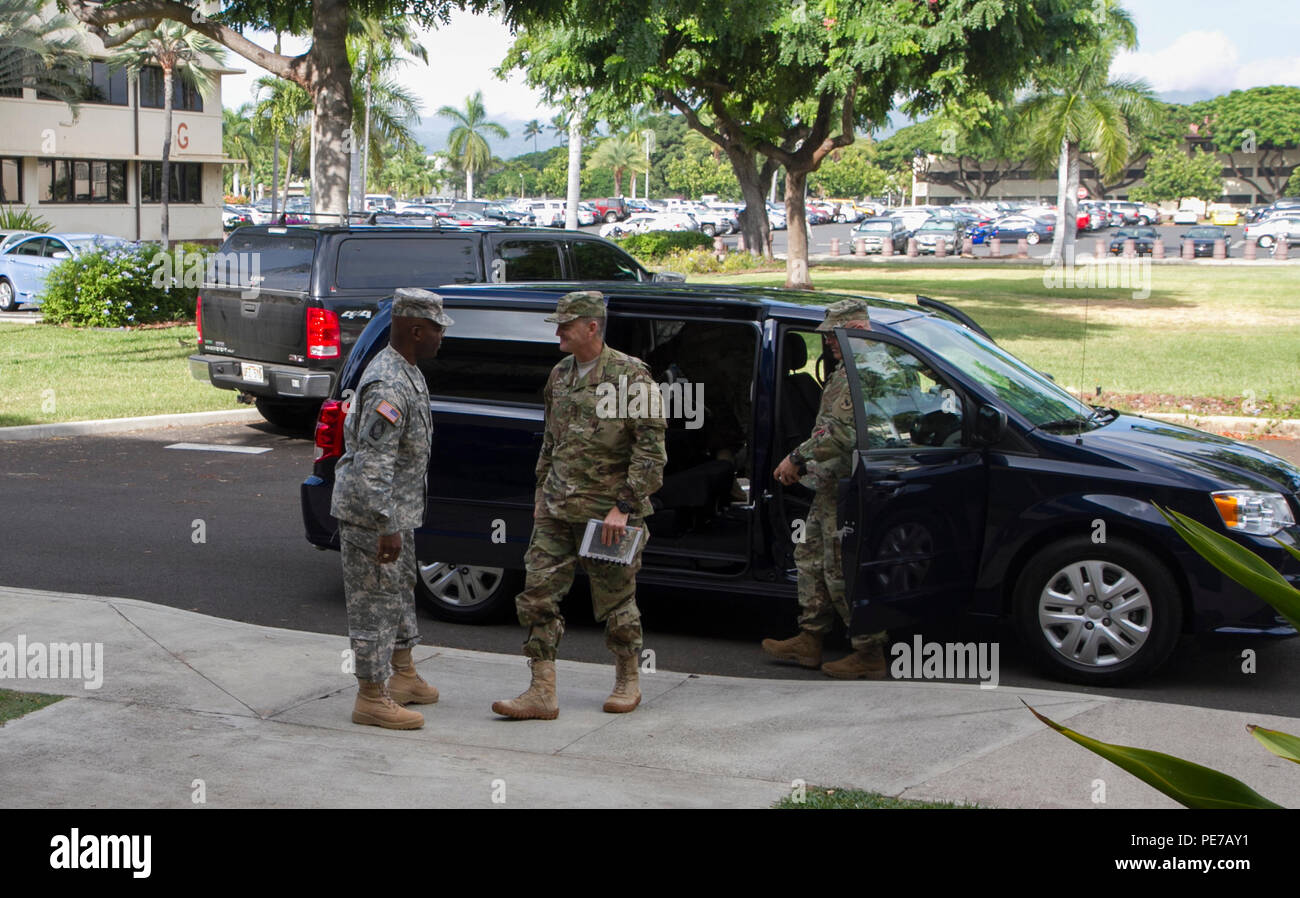 Vice Chief of Staff of the Army Gen. Daniel B. Allyn is greeted by ...