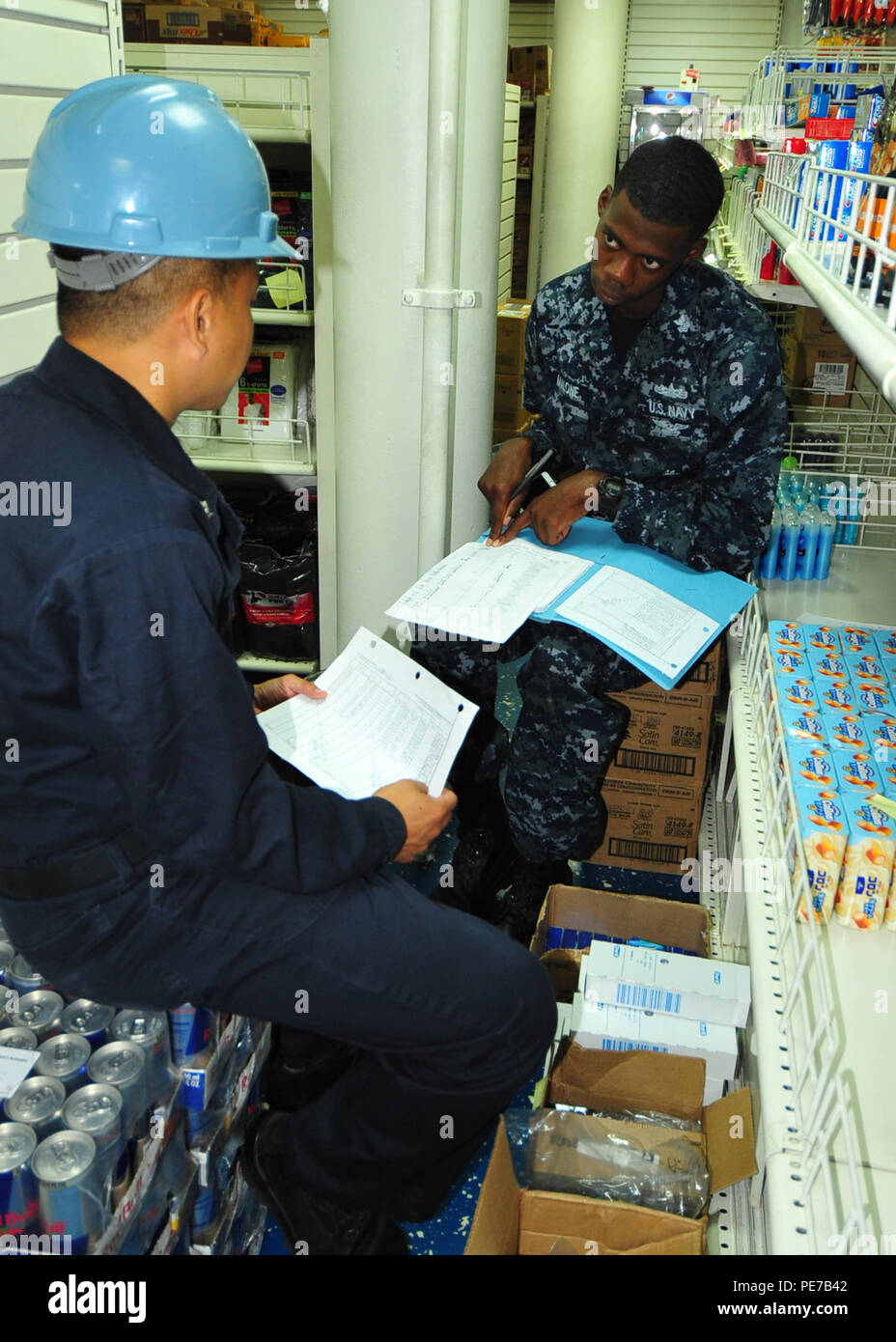 151030-N-XF387-061 YOKOSUKA, Japan (Oct. 30, 2015) - Ship's Serviceman ...