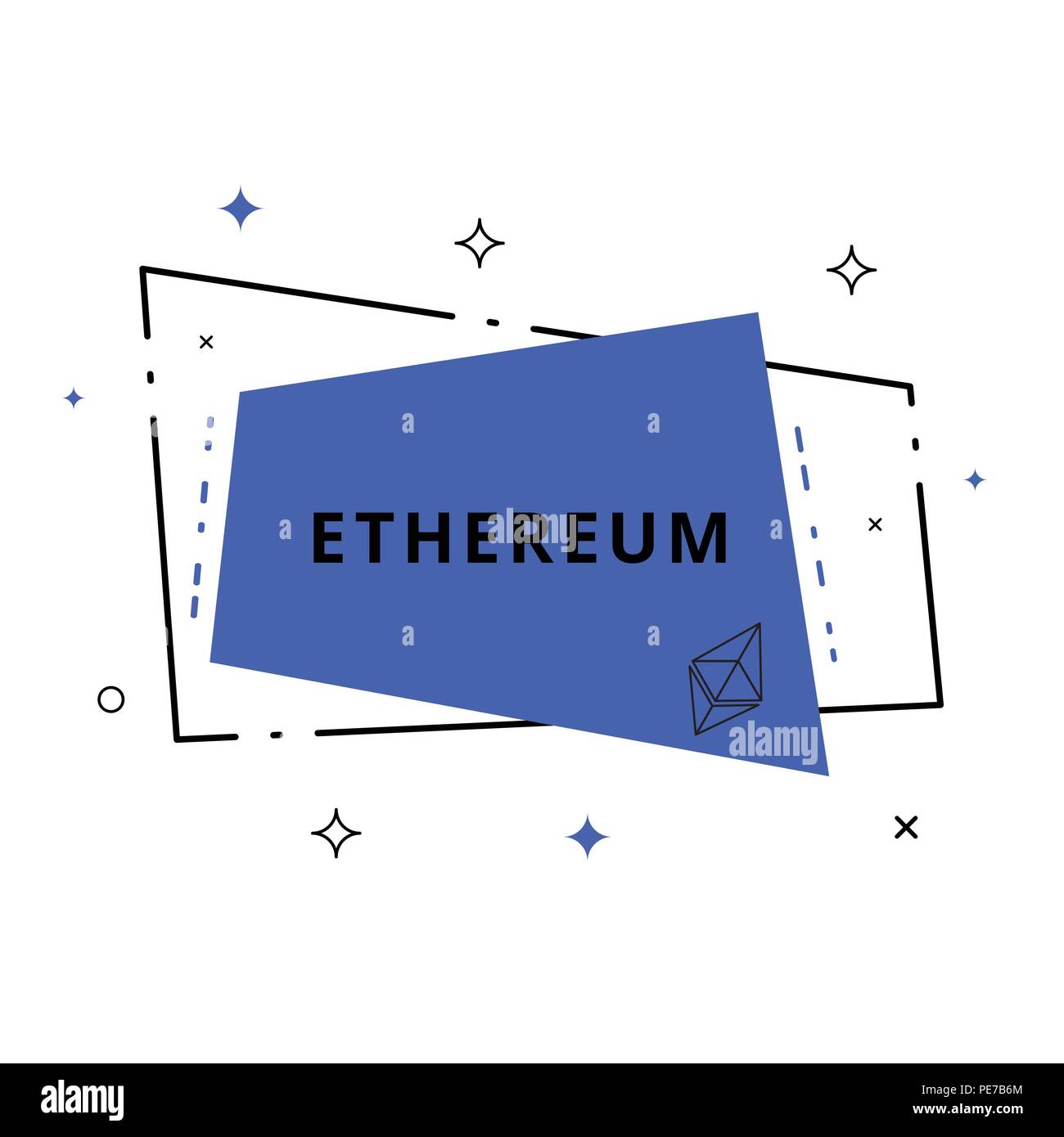 Ethereum sign. Vector illustration Stock Vector Image & Art - Alamy