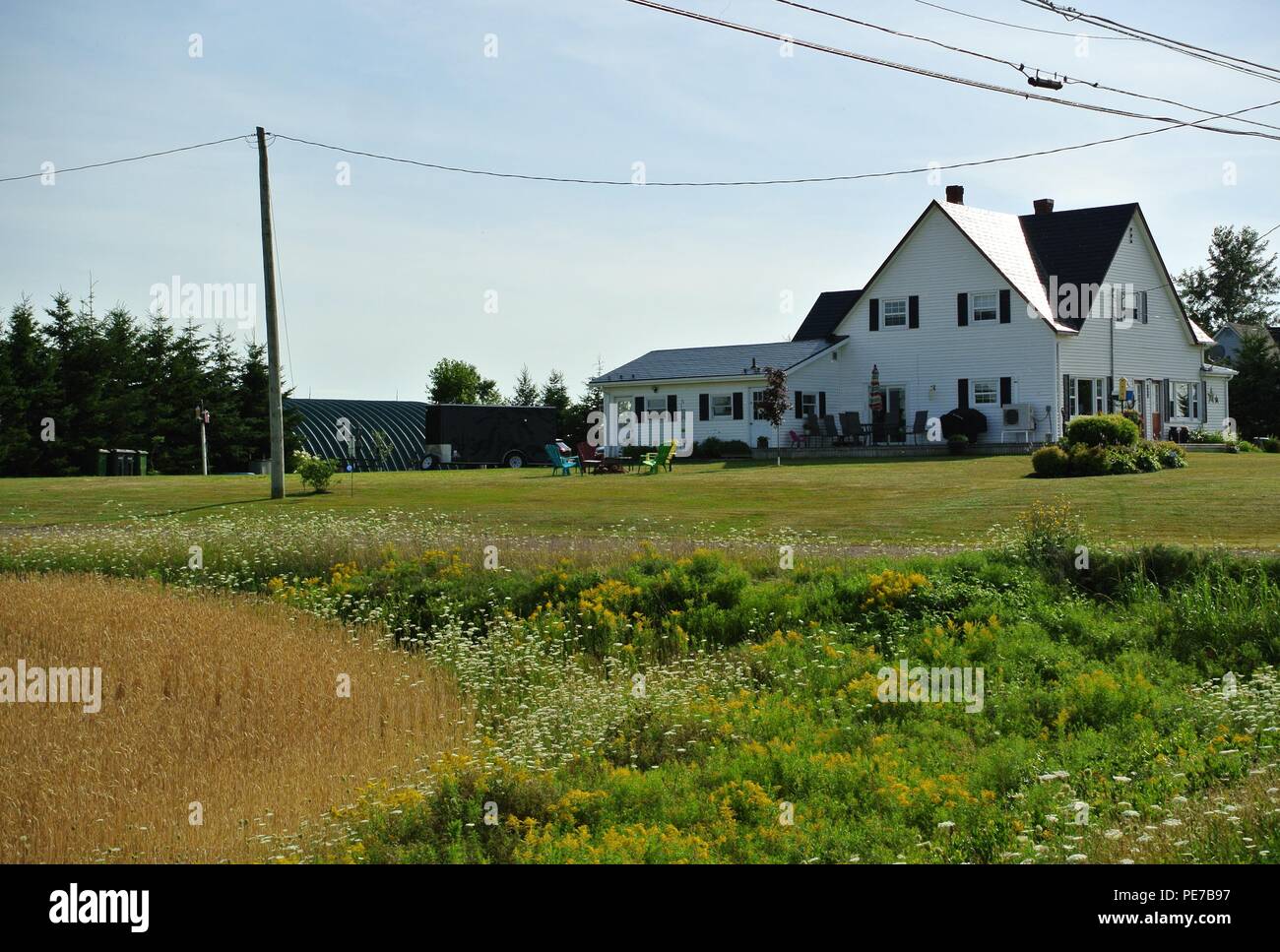 Prince Edward Island, PEI landscape, rural area Stock Photo - Alamy