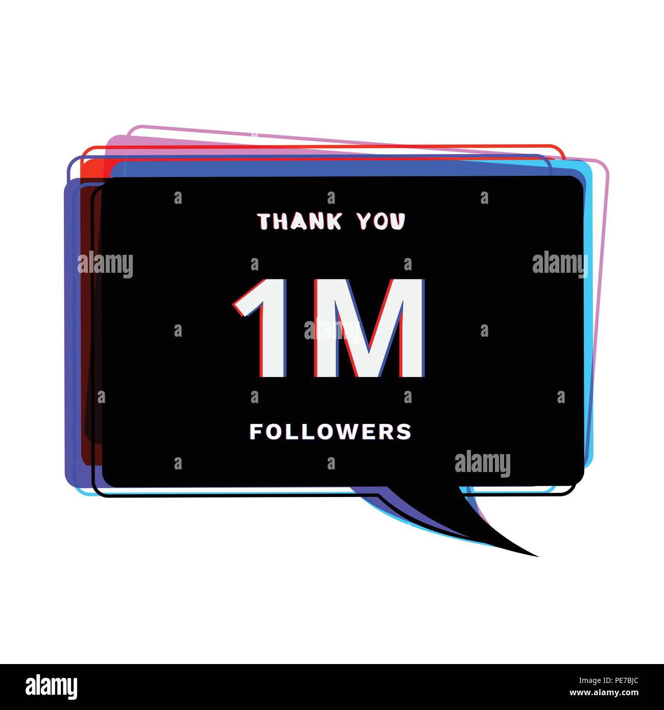 1m celebration Stock Vector Images - Alamy