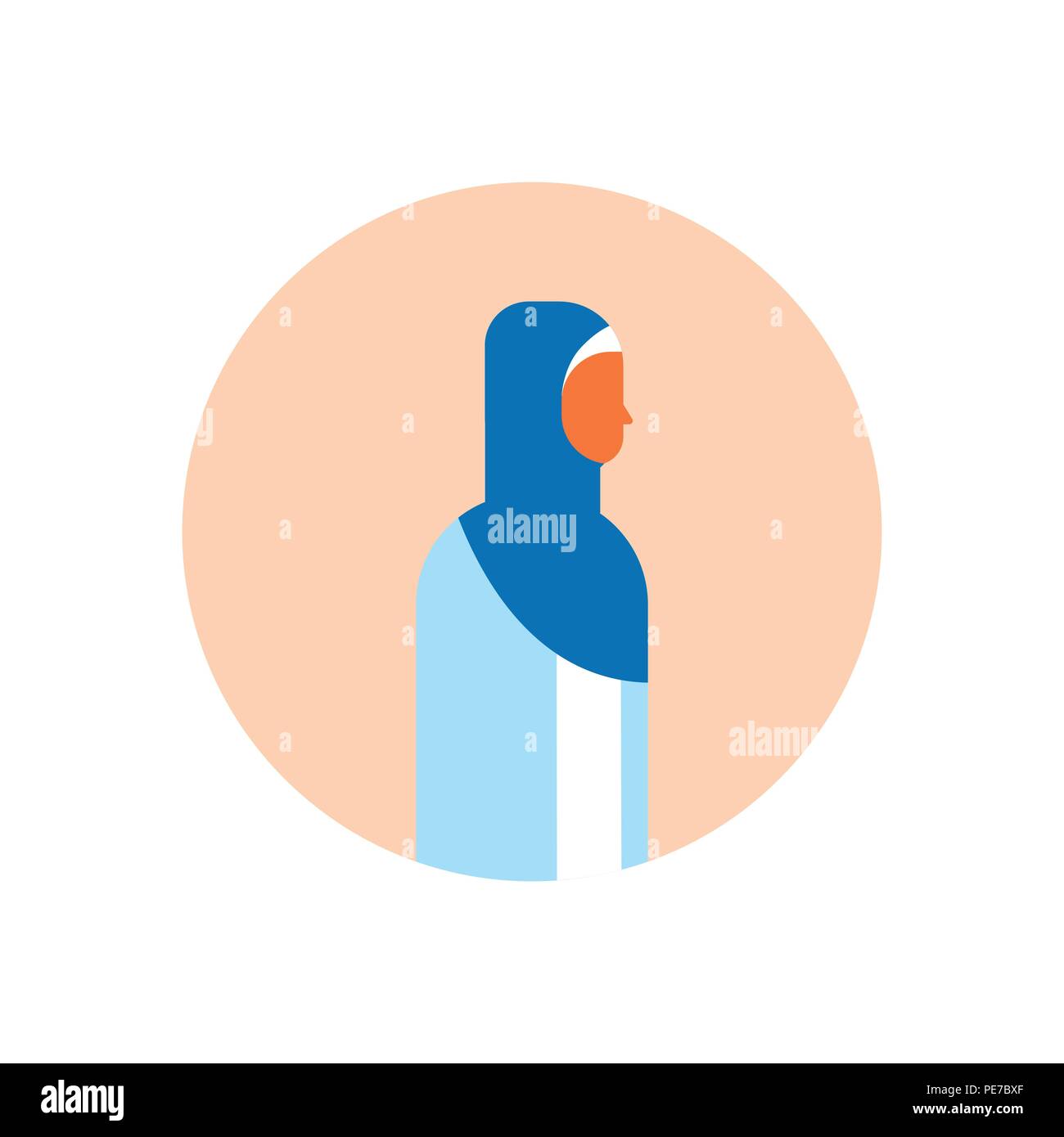 Arabic female white background Stock Vector Images - Alamy