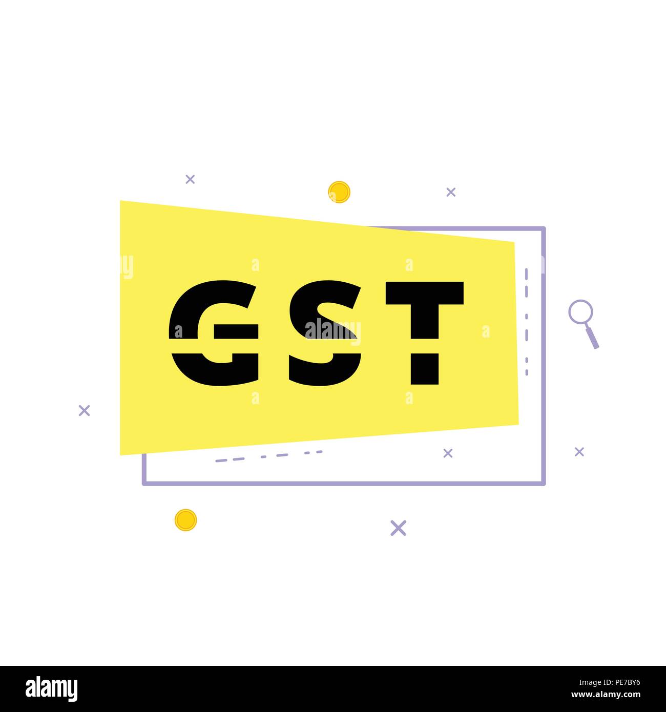 GST banner. Vector illustration Stock Vector Image & Art - Alamy