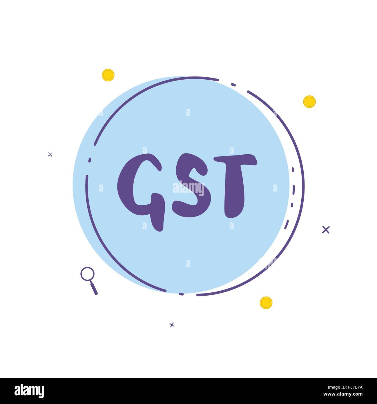 GST banner. Vector illustration Stock Vector Image & Art - Alamy