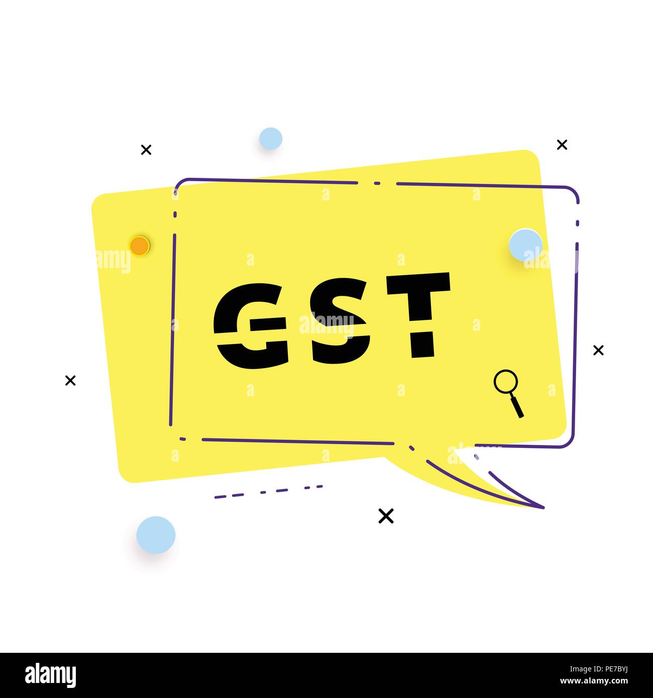 GST banner. Vector illustration Stock Vector Image & Art - Alamy