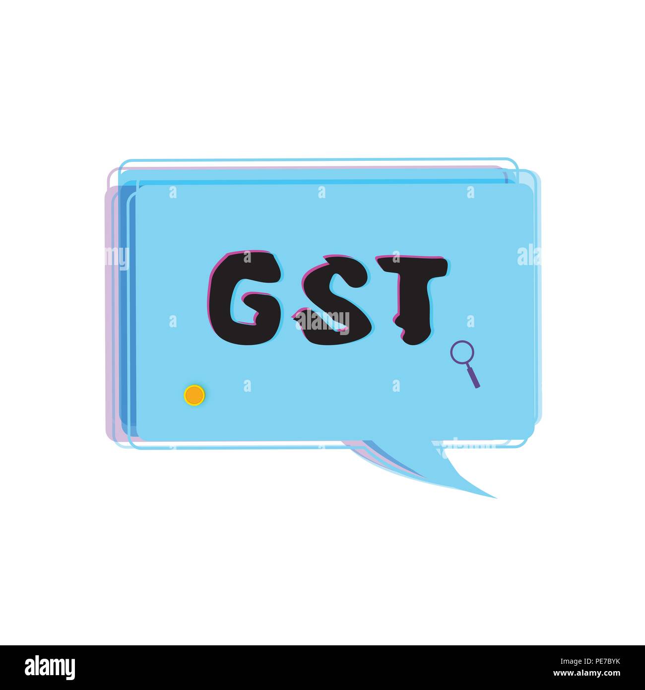 GST banner. Vector illustration Stock Vector Image & Art - Alamy