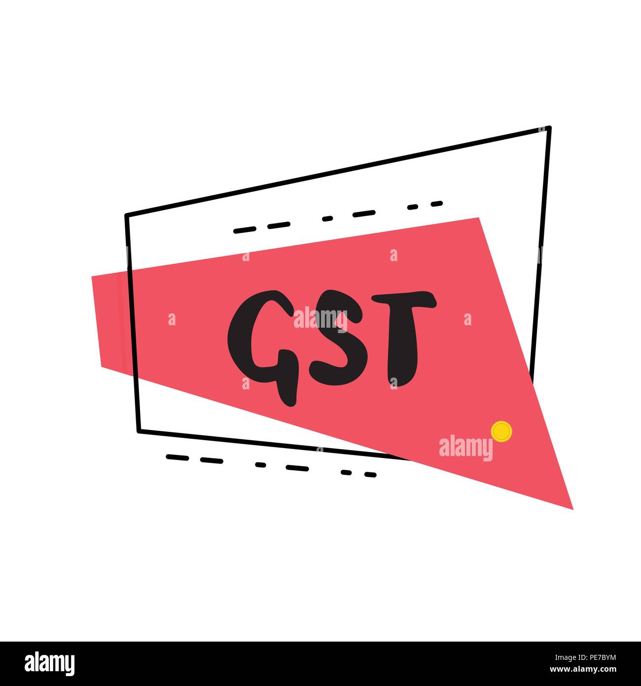 GST banner. Vector illustration Stock Vector Image & Art - Alamy