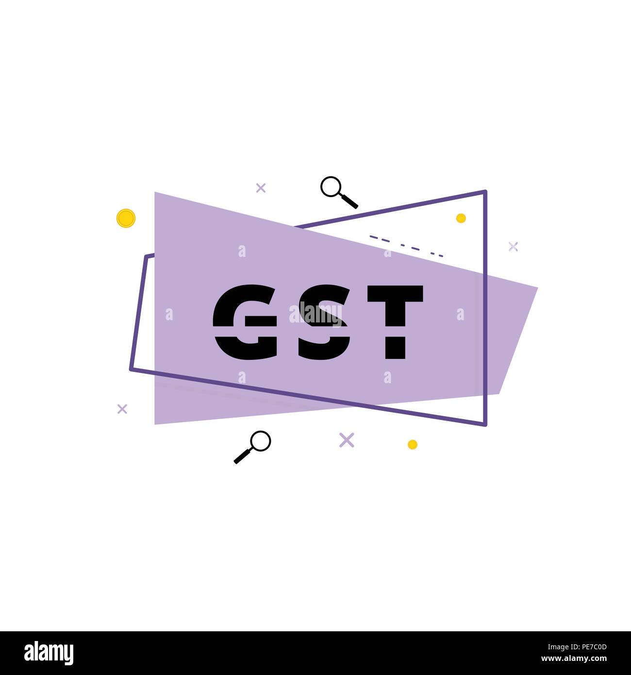 GST banner. Vector illustration Stock Vector Image & Art - Alamy