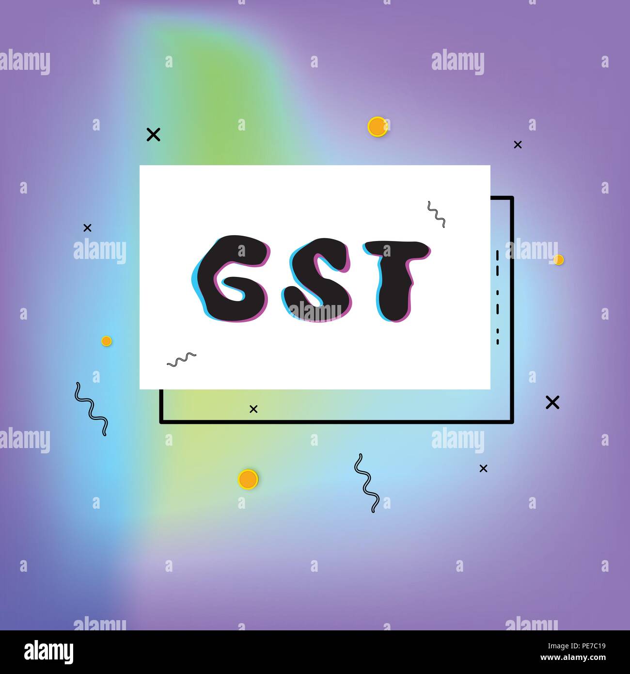 GST banner. Vector illustration Stock Vector Image & Art - Alamy