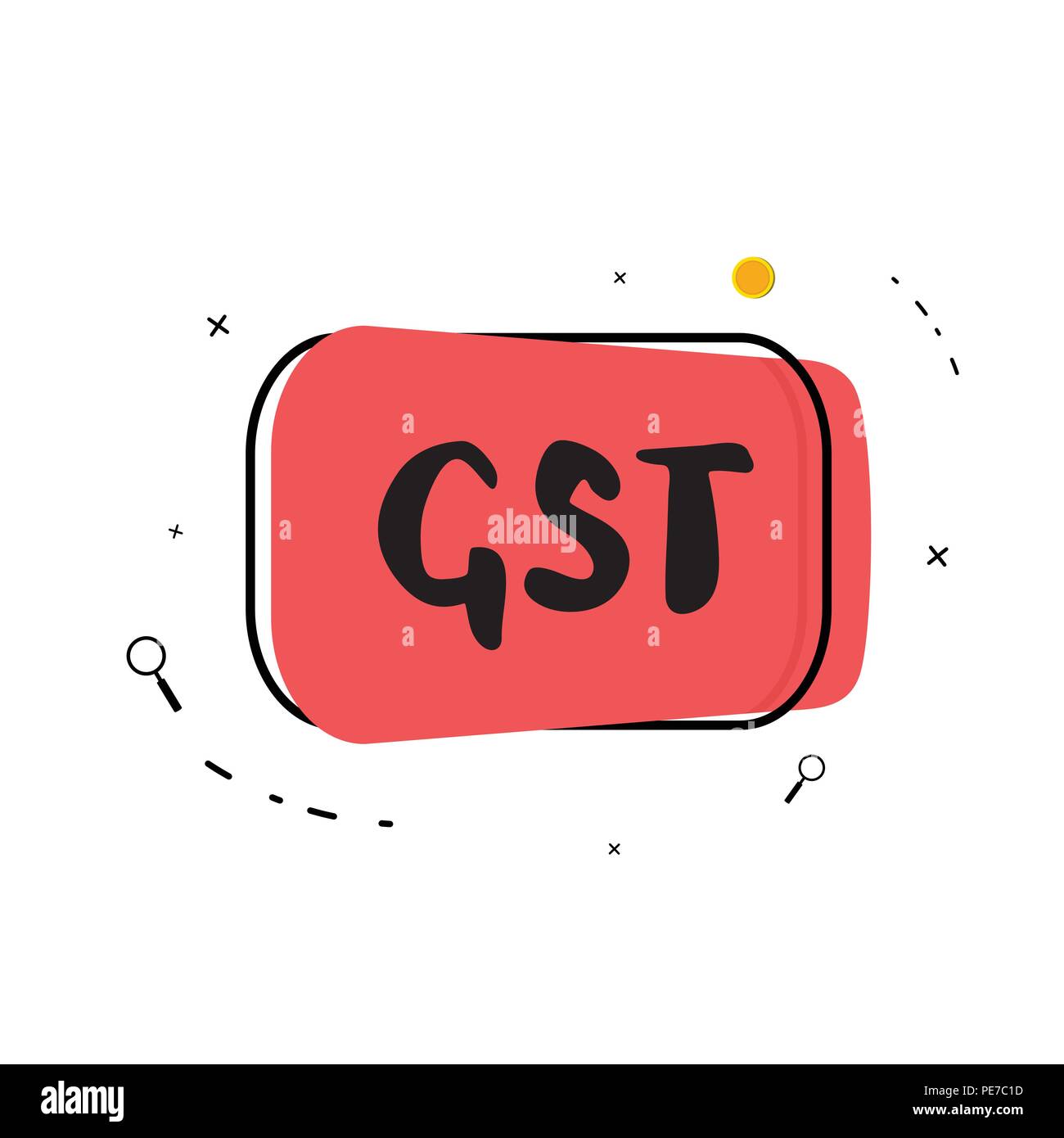 GST banner. Vector illustration Stock Vector Image & Art - Alamy