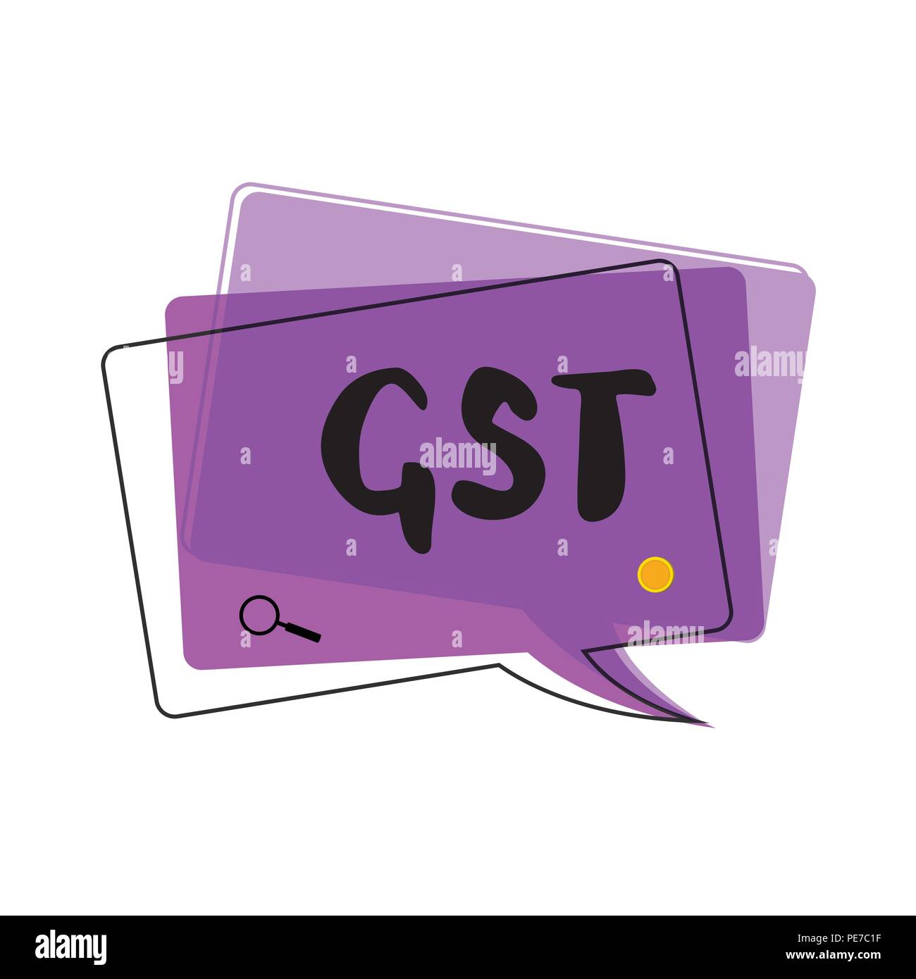 GST banner. Vector illustration Stock Vector Image & Art - Alamy