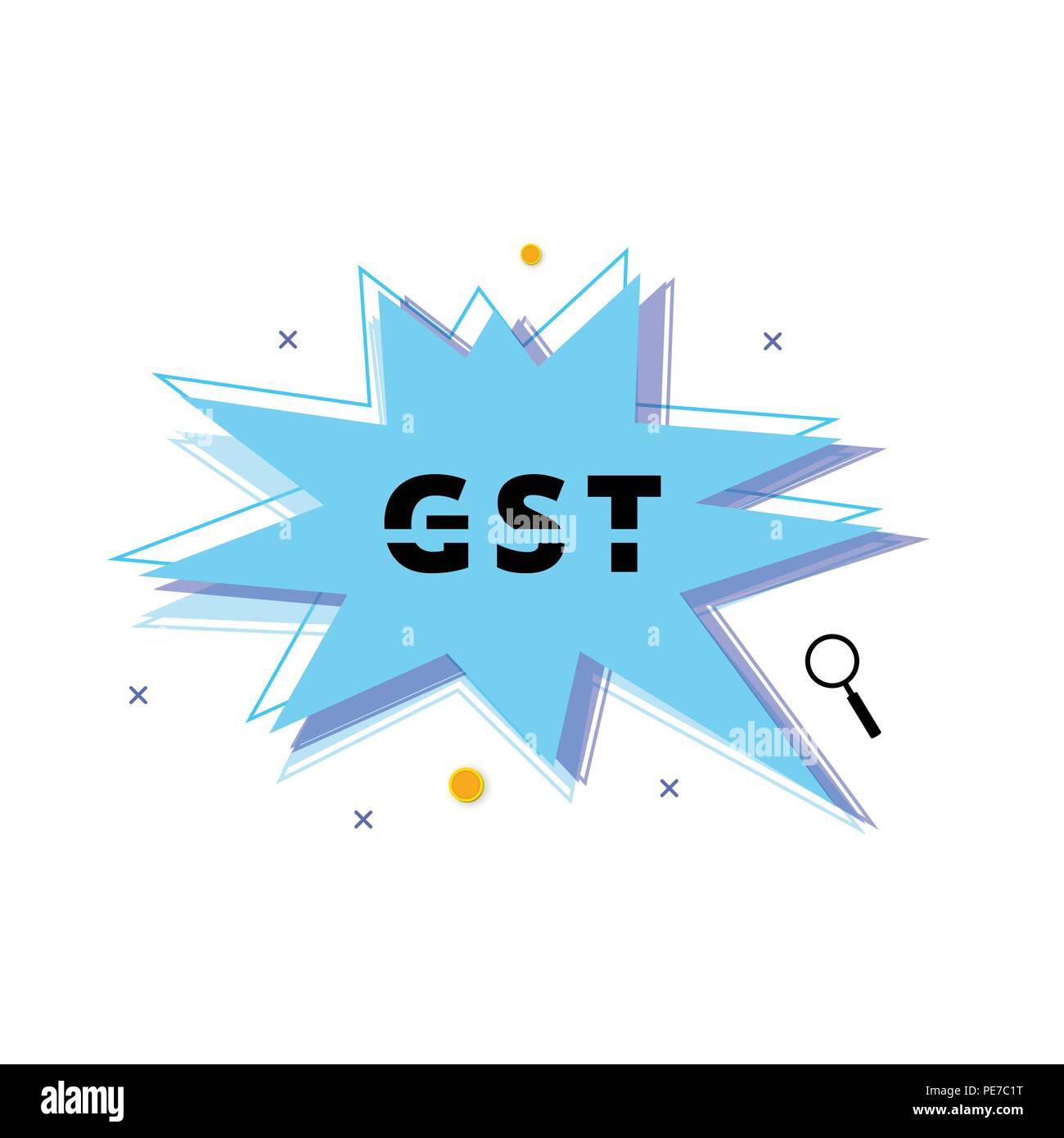 GST banner. Vector illustration Stock Vector Image & Art - Alamy
