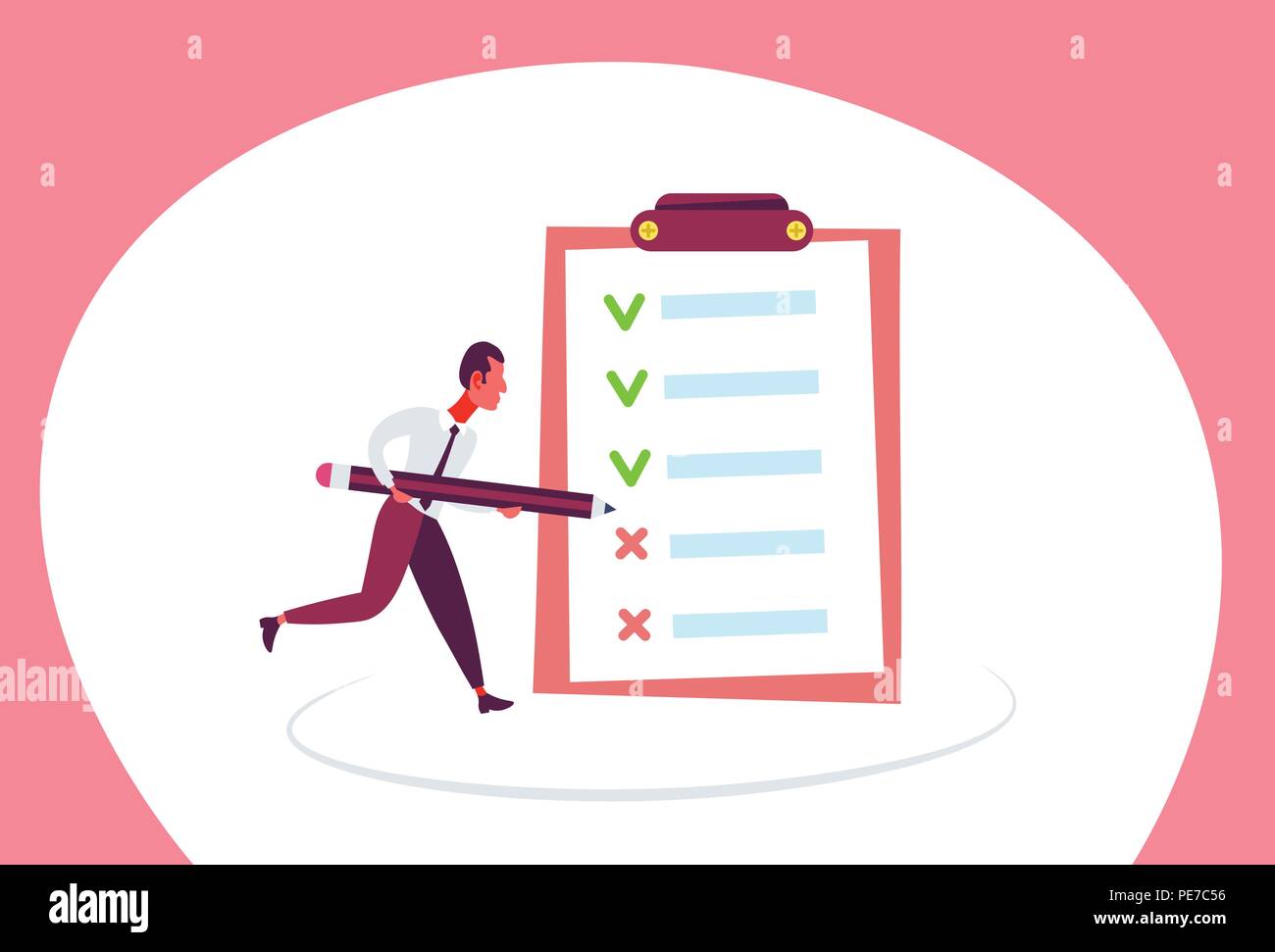 Questionnaire cartoon hi-res stock photography and images - Alamy