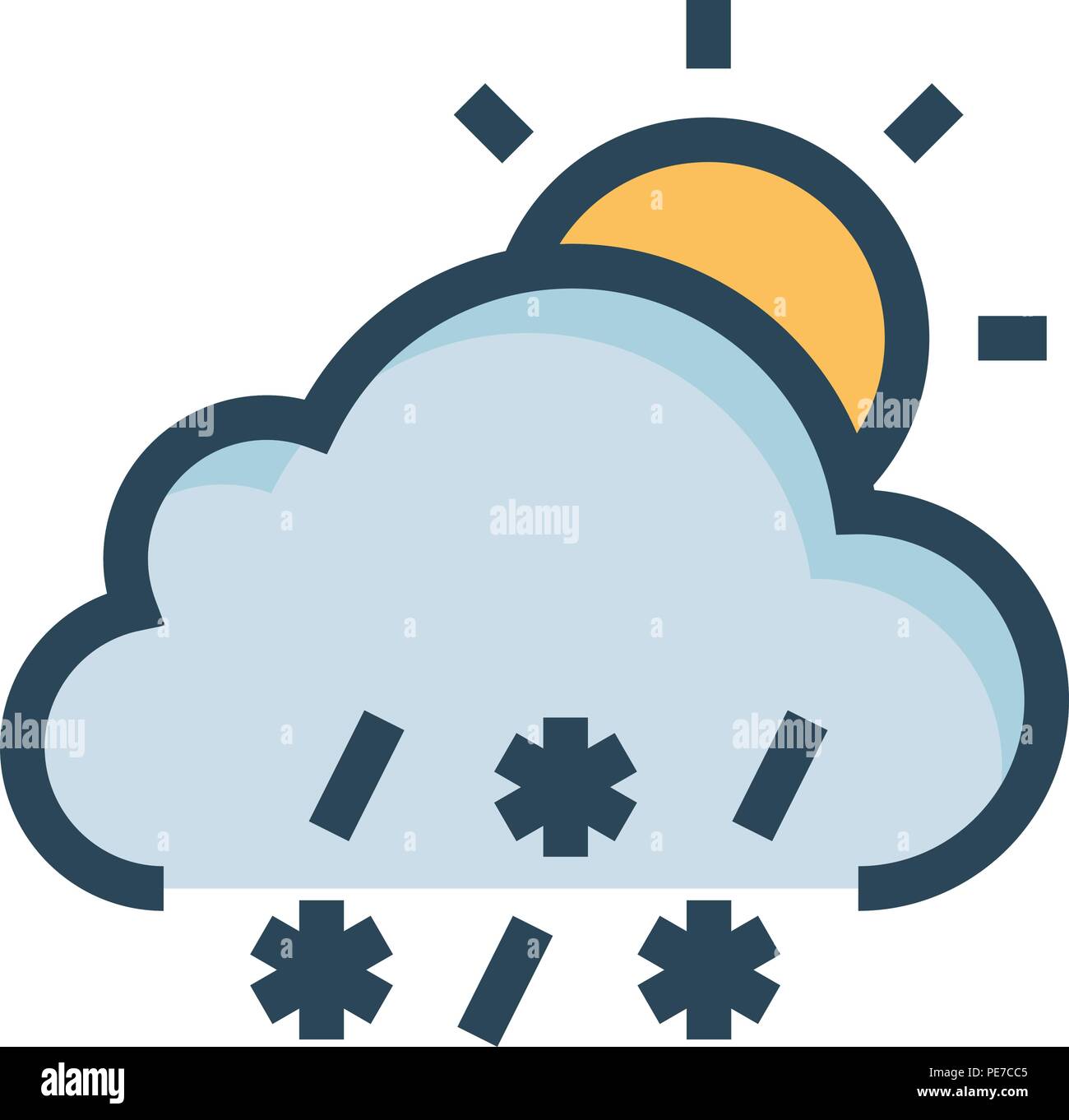 Raining cloud Stock Vector Images - Alamy