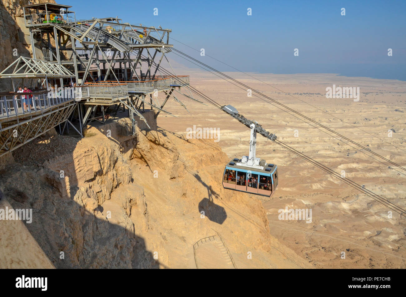 Cable car masada israel middle hi-res stock photography and images - Alamy