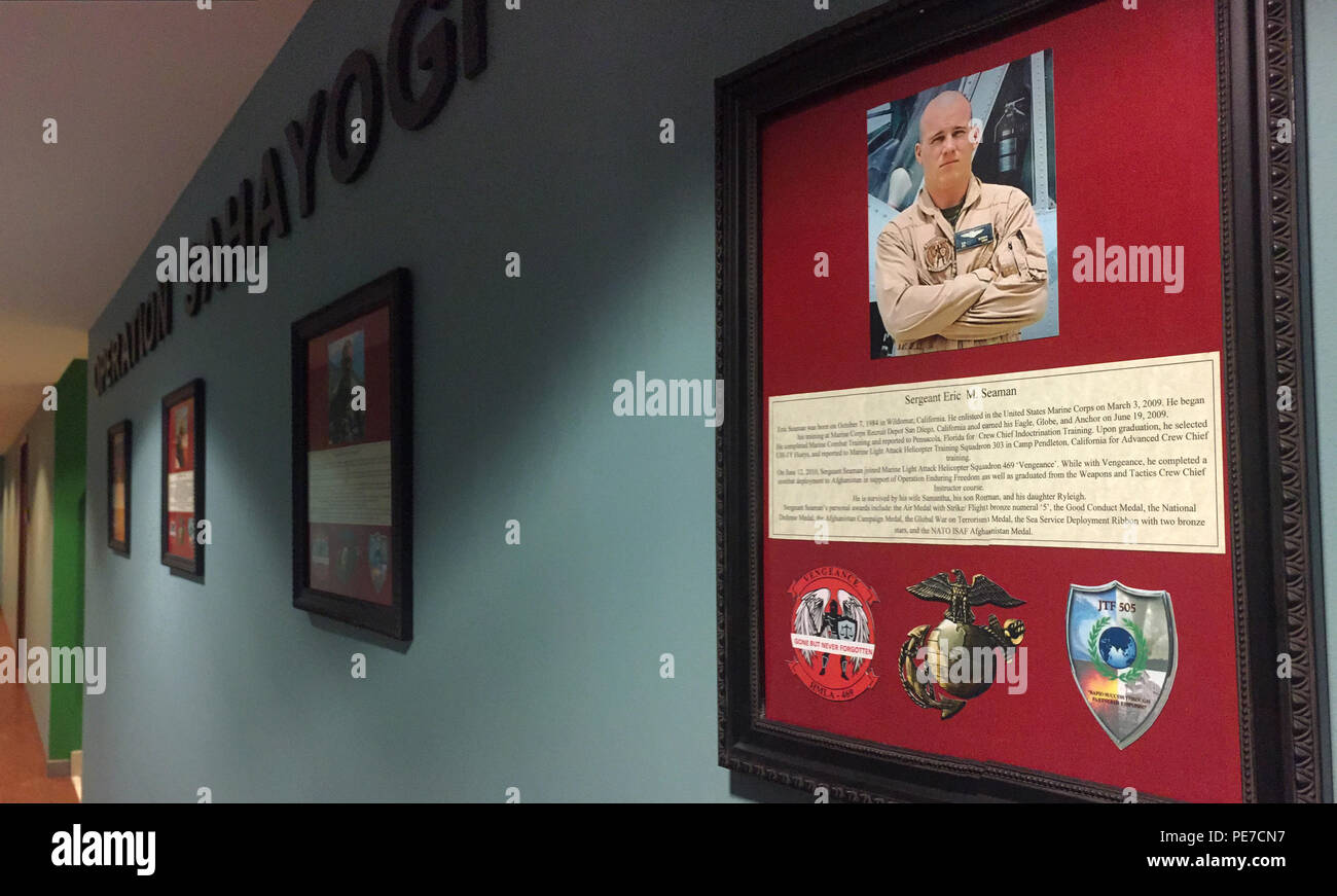 Sgt. Eric M. Seaman, 30, of Riverside, California, was honored Nov. 6 ...