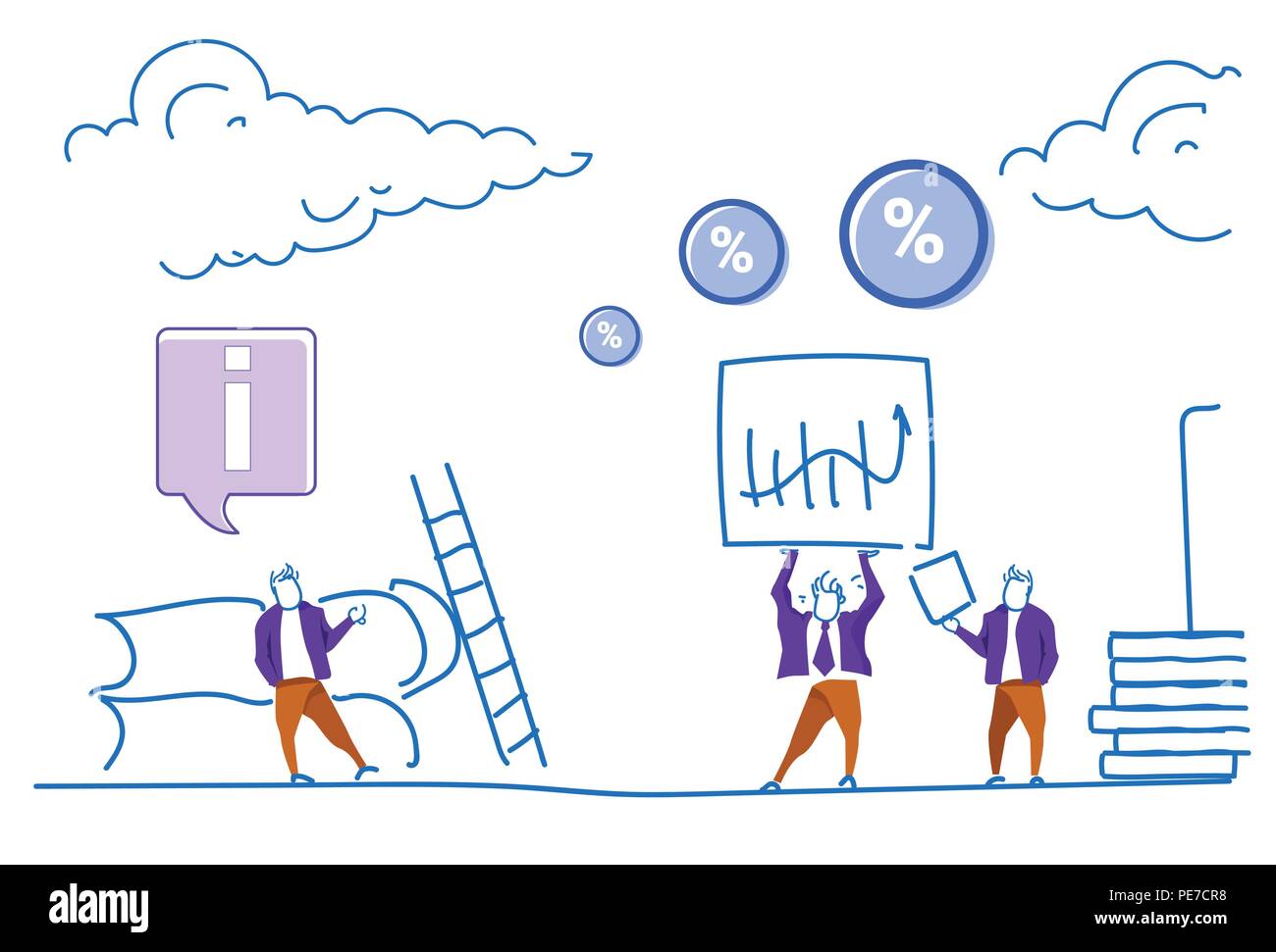 businessmen financial analysis trade graph consultant business ...